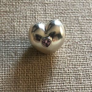 Pandora | Jewelry | Pandora Heart Clip | Poshmark